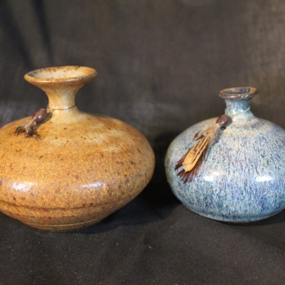 Butler pottery | Accents | Set Of 2 Butler Pottery Vases | Poshmark